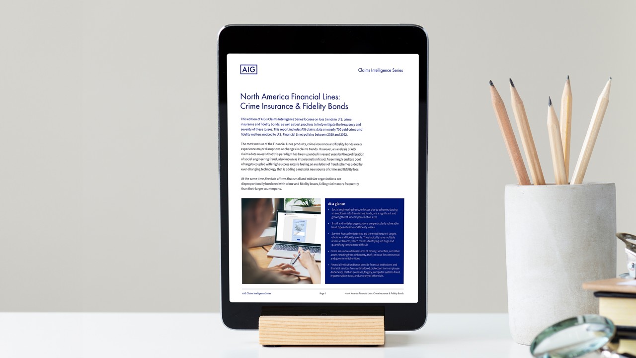 Claims Intelligence Series | AIG US