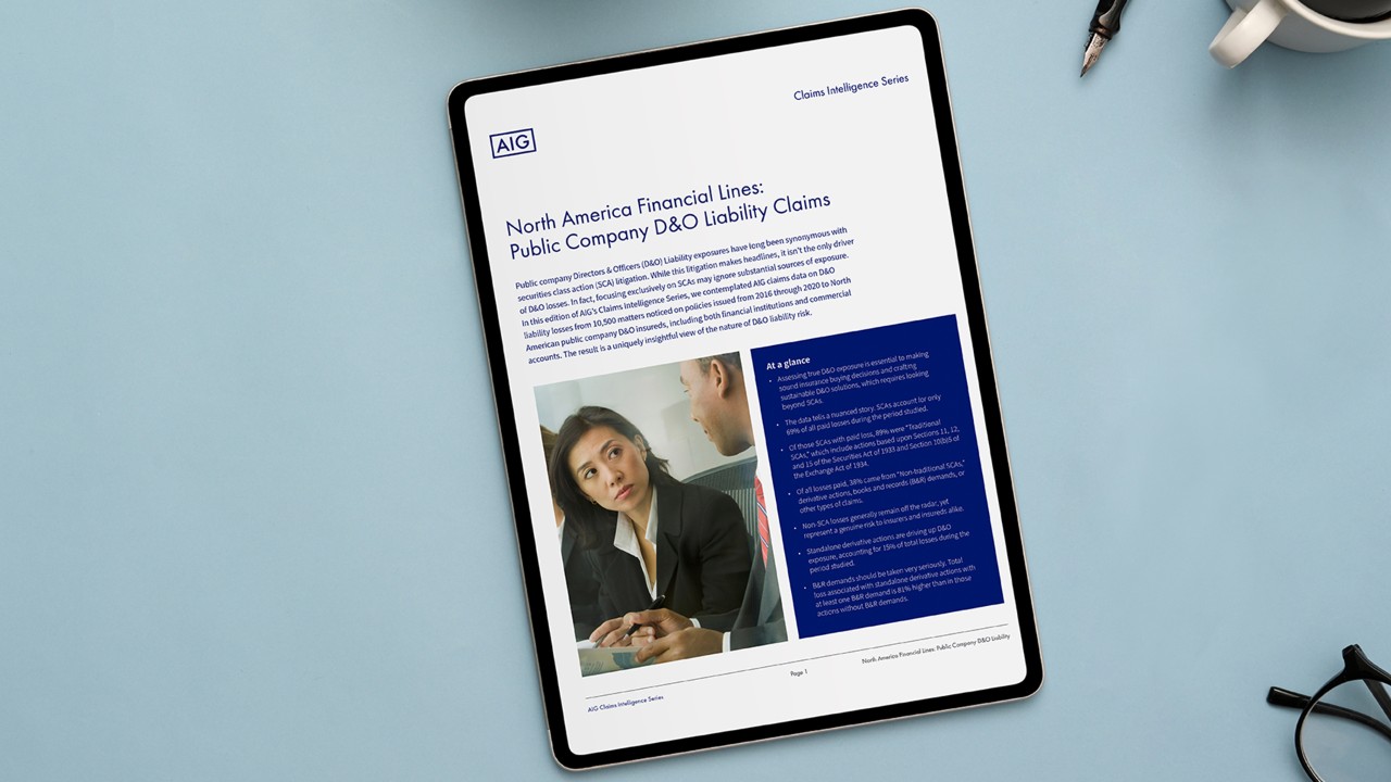 Claims Intelligence Series | AIG US